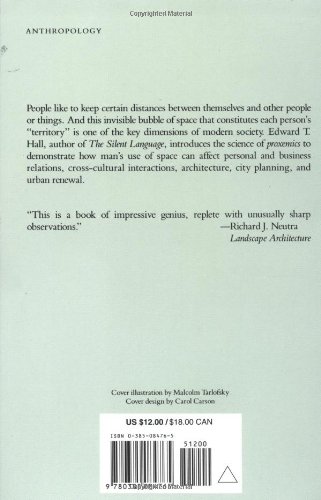 The Hidden Dimension (Anchor Books a Doubleday Anchor Book)