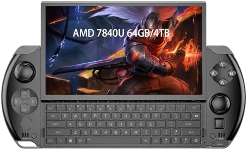 GPD Win 4 2023, Portable Handheld Game Console 6 Touchscreen 1920X1080 Mini Laptop UMPC Win 11 ...