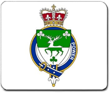 Amazon.com : Power England Family Crest Coat of Arms Mouse Pad : Office ...