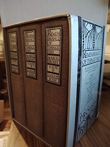 Remembrance of Things Past: Vol 1, Vol 2, and Vol 3 (The Definitive ...