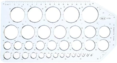 سعر مسطرة اشكال هندسية، ازرق فى مصر | بواسطة امازون مصر | كان بكام