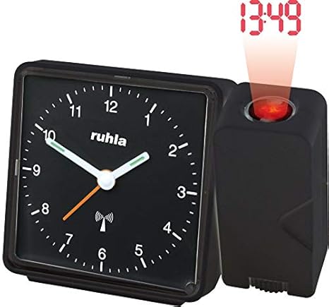 RUHLA Funkwecker analog mit Projektion und Netzteil RC 505-1: Amazon.de ...