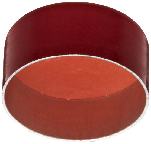 National Scientific Aluminum Red Crimp Seals with Clear PTFE/Red Rubber ...