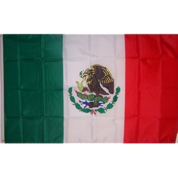 Amazon.com : Mexico Small 4 X 6 Inch Mini Country Stick Flag Banner ...