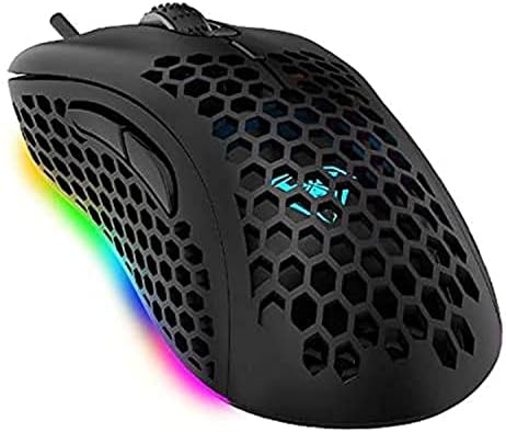 Aula F810 RGB Honeycomb USB Backlit Gaming Mouse -7 Button Macro ...