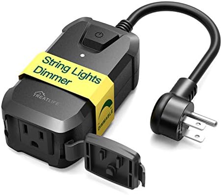 Smart Dimmer Plug Treatlife Outdoor Dimmer Works with Alexa and Google ...