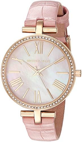 Michael Kors Women's Maci Stainless Steel Quartz Watch with Leather ...
