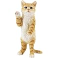 Amazon.com: Standing Tabby Cat garden Statues, 3.5” x 9”, Cute Indoor ...