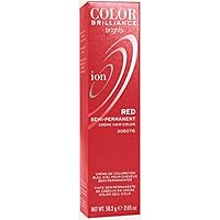 Amazon.com : Ion Red Semi Permanent Hair Color Red : Chemical Hair Dyes ...