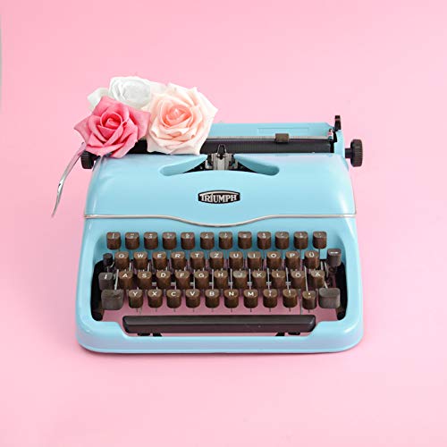 Light blue typewriter 50s | vintage typewriter | wedding gift: Amazon ...