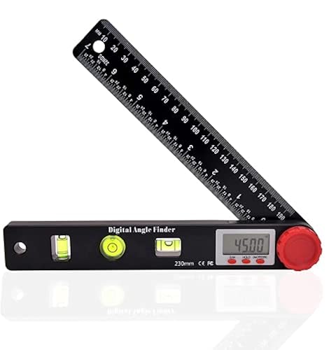 Digital Angle Finder Tool,4 in 1 Protractor Ruler & Digital Level ...