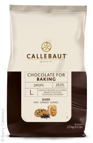 Callebaut Dark Chocolate Baking Chips L 2.5 kg: Amazon.co.uk: Grocery