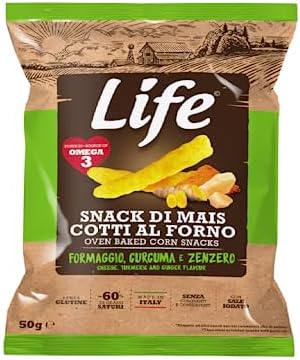 Life Snack Life Cheese, Turmeric, Ginger Corn Sticks, 50 g price in ...