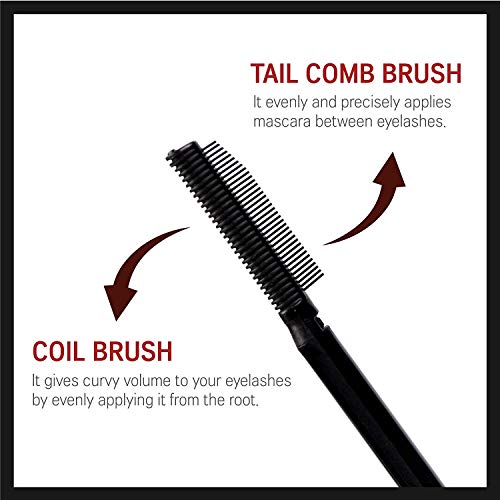Korean Makeup Comb Mascara Eye-Catching Carbon Black for Volume and ...