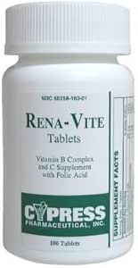 Amazon.com: Rena-Vite Tablets, 100/bottle : Health & Household