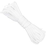 Amazon.com: 55 Yard Earloop Cord Elastic Strap, White Cord Stretchy Ear ...