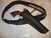 Western Gun Holster Cross Draw & Gun Belt Rig REAL Leather Single or ...