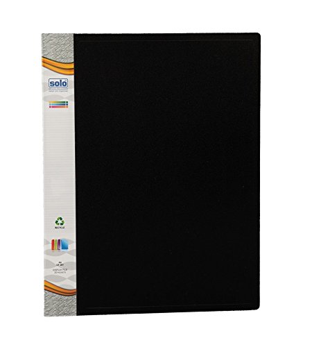 Solo DF201 20 Pocket A4 Size Display File (Black): Amazon.in: Office ...