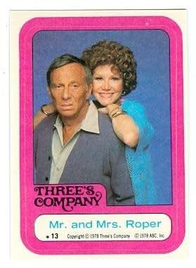 Threes Company trading card sticker #13 Mr Mrs Roper at Amazon's ...