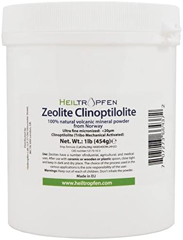 Zeolite Powder 1 Pound - 454 g | Ultra FINE | Less-Than 20 µm ...
