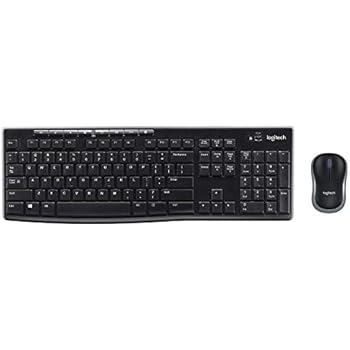 Amazon.com: Logitech K270 Wireless Keyboard and M185 Wireless Mouse ...
