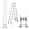 Telescoping Ladder, Extension Ladder, A-Frame Portable Folding Ladder ...