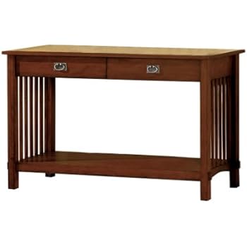 Amazon.com: Furniture of America Liverpool 2-Drawer Mission Style ...