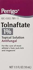 Amazon.com: Tolnaftate 1% Antifungal Topical Solution - .34 fl. oz ...