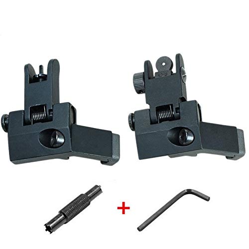 SOUFORCE 45 Degree Offset Backup Iron Sights, Front and Rear Canted ...