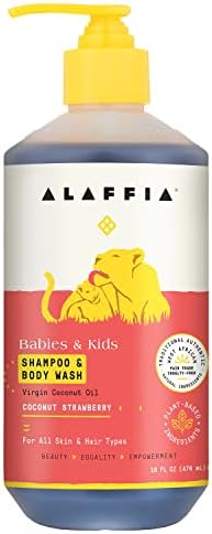 Alaffia Babies and Kids Shampoo and Body Wash, Gentle and Calming ...