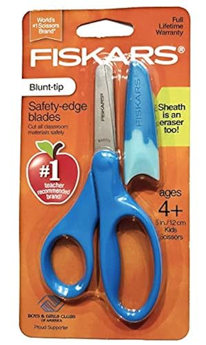 Fiskars Blunt-tip Safety-edge Blade Scissors Navy blue in Oman | Whizz ...