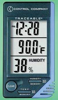 1105694 PT# 06-662-4 Thermometer Lab Traceable Hygrometer Digital ...