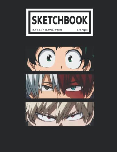 Sketchbook Boku No My Hero Academia Mha Anime Manga Hero | Desertcart ...