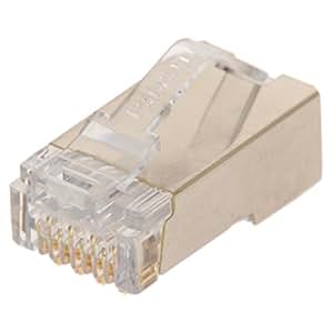 Amazon.com: Panduit RJ45 Snagless Modular Plug: 8 Position / 8 Wire ...