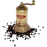 Amazon.com: 4.7" Handmade Manual Brass Pepper Mill Grinder Sozen ...
