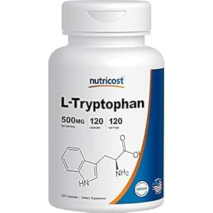 Amazon.com: Nutricost L-Tryptophan 500mg, 120 Capsules: Health ...
