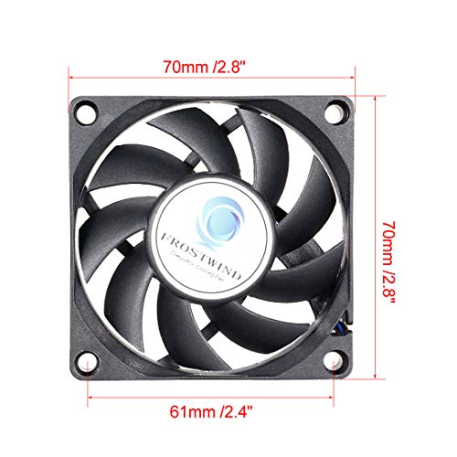 uxcell 70mm CPU Fan High Speed CPU Cooler 70 mm PWM Computer Cooling ...