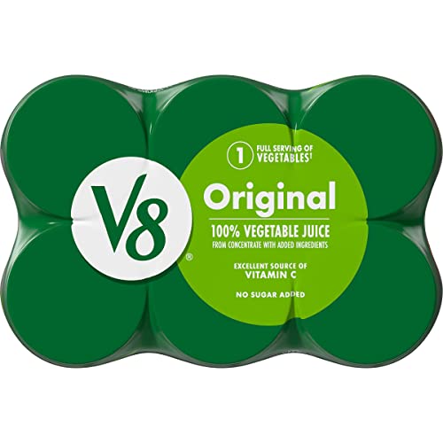 V8 Original 100% Vegetable Juice, 5.5 fl oz Can (Pack of 6) | Pricepulse
