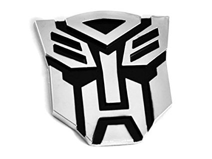 Buy Transformers Autobot Car Badge 3D Chrome Emblem Sticker Online at ...