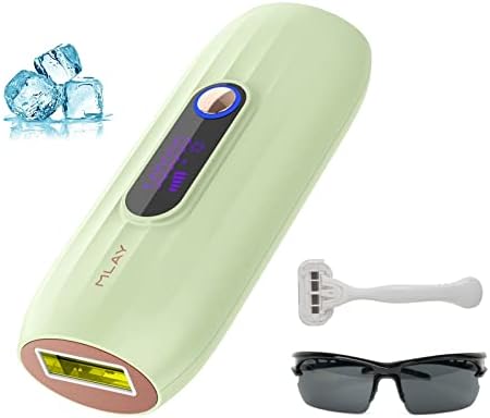 IMENE/MLAY T15 Laser Hair Removal with Ice Cooling, 500,000 Flashes, 5 ...