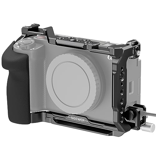 NEEWER ZV-E1 Camera Cage with HDMI Cable Clamp & Silicone Grip, NATO ...
