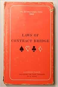 Laws Of Duplicate Contract Bridge: American Contract Bridge League ...