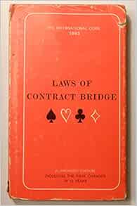 Laws Of Duplicate Contract Bridge: American Contract Bridge League ...