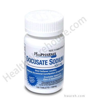 Docucate Sodium 100 Mg Crushable Tablets for Gentle, Reliable Relief ...