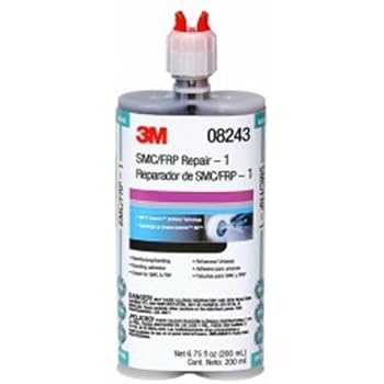 Amazon.com: 3M 08227 SMC/Fiberglass 4 Minutes Repair Adhesive - 200 ml ...