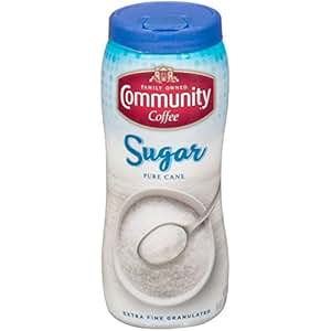 Amazon.com : Community Coffee Sugar, 16 Ounce (Pack of 6) : Grocery ...