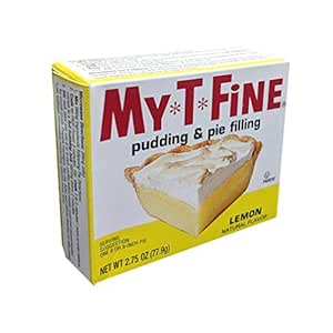 Amazon.com: My-T-Fine Pudding and Pie Filling Lemon, 2.75 OZ, 1 CT ...