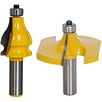 Yonico 18224 Thumbnail 2 Bit Handrail Router Bit Set 1/2-Inch Shank ...
