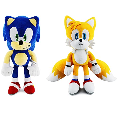 12 inch Sonic The Hedgehog Plush Toys, Soft and Cuddly, Sonic, Miles ...