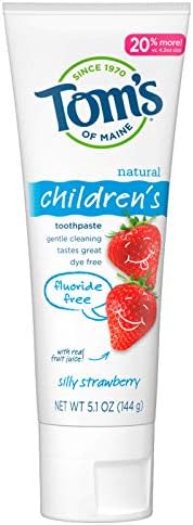 Tom's of Maine, Natural Children's Toothpaste, Fluoride-Free, Silly ...